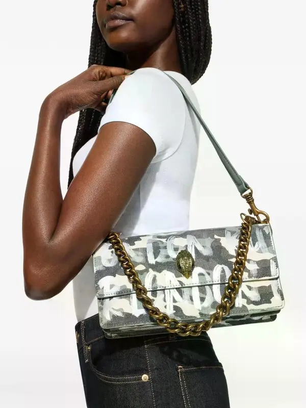 Kurt Geiger Soft Shoreditch Shoulder Bag - Grey
