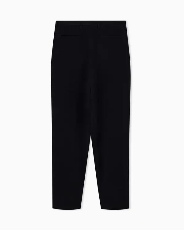 Giorgio Armani Regular Fit Cupro Trousers