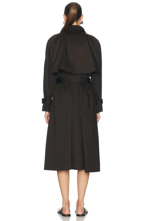 Nour Hammour Marchand Jacket In Brown