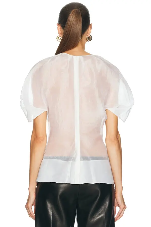 Khaite Rumi Top In White