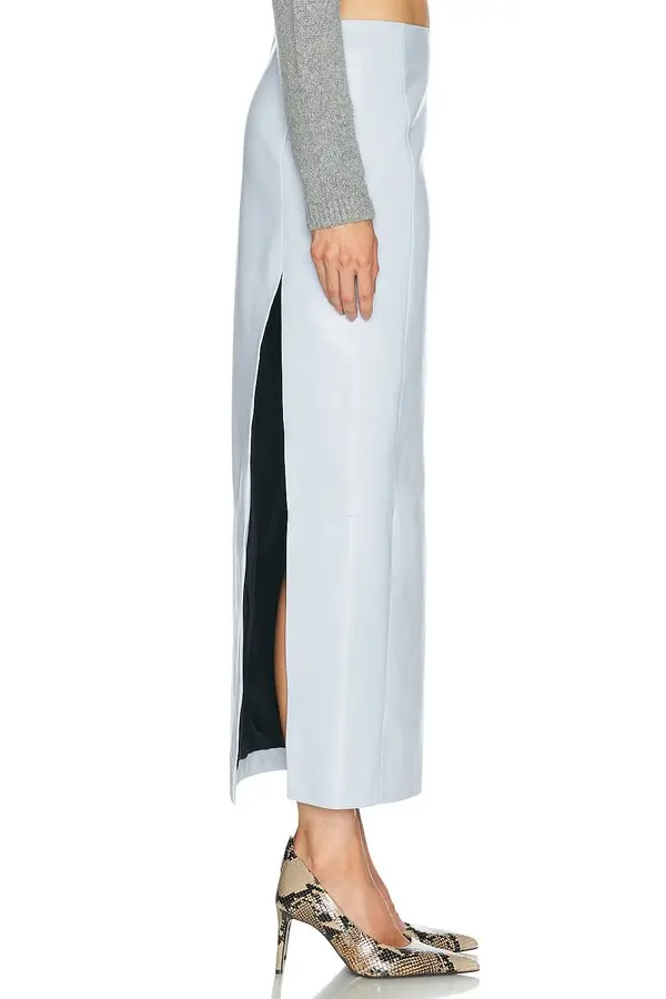 Khaite Lyle Skirt In Blue