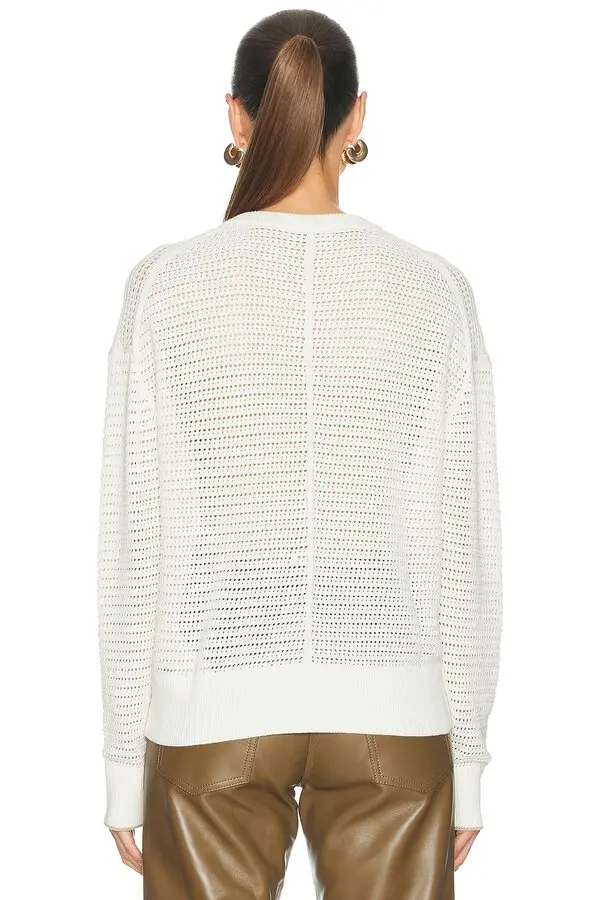 Varley Pembroke Knit Cardigan In White