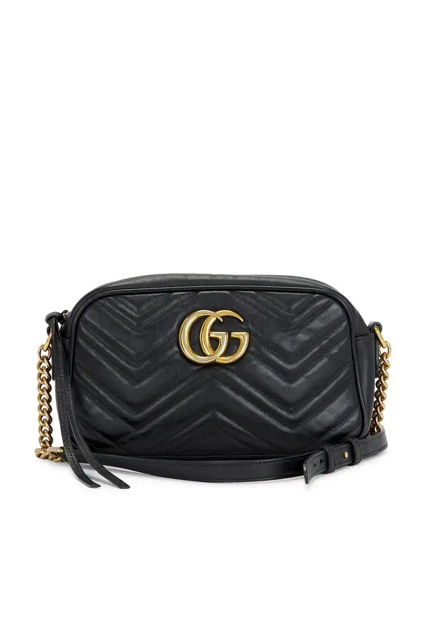 Gucci Gg Marmont Shoulder Bag - Black