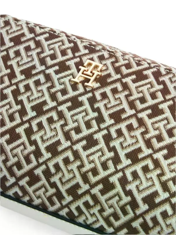 Tommy Hilfiger Monogram Pattern Shoulder Bag