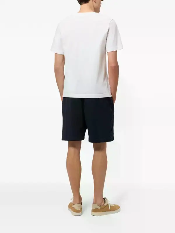 Missoni Cotton Fleece Shorts With Knit Inserts