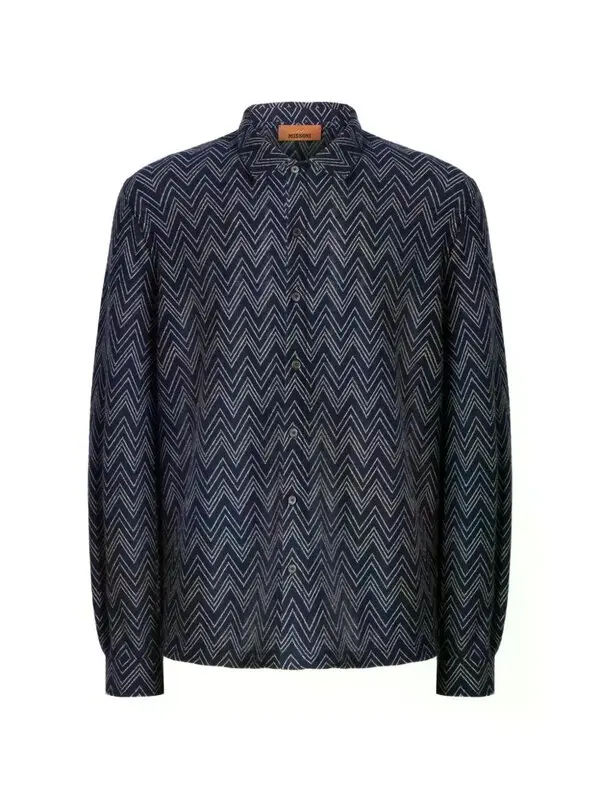 Missoni Cashmere Zigzag Shirt