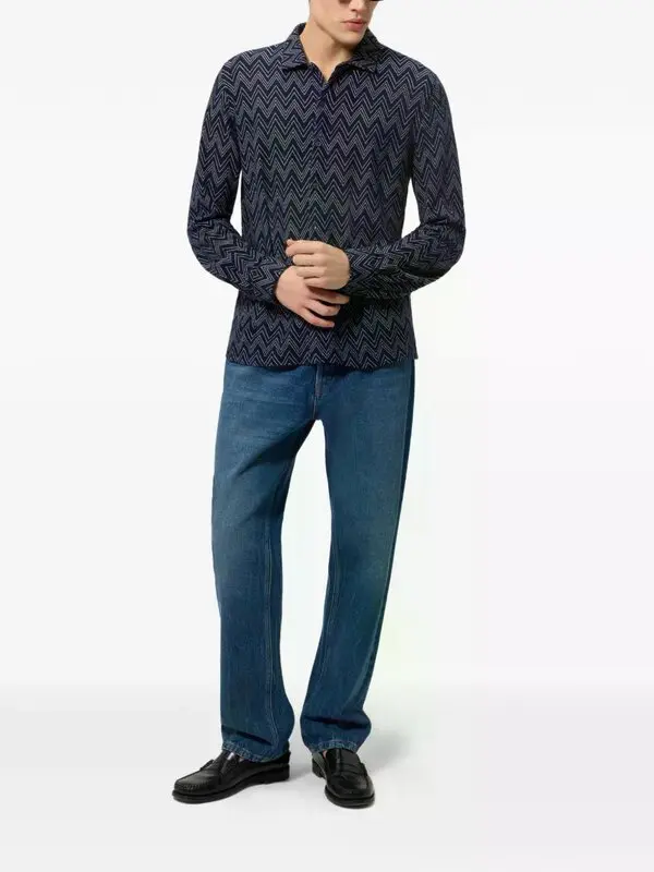 Missoni Cashmere Zigzag Shirt