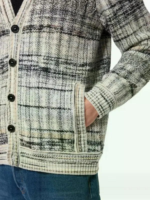Missoni Check-knit V-neck Cardigan