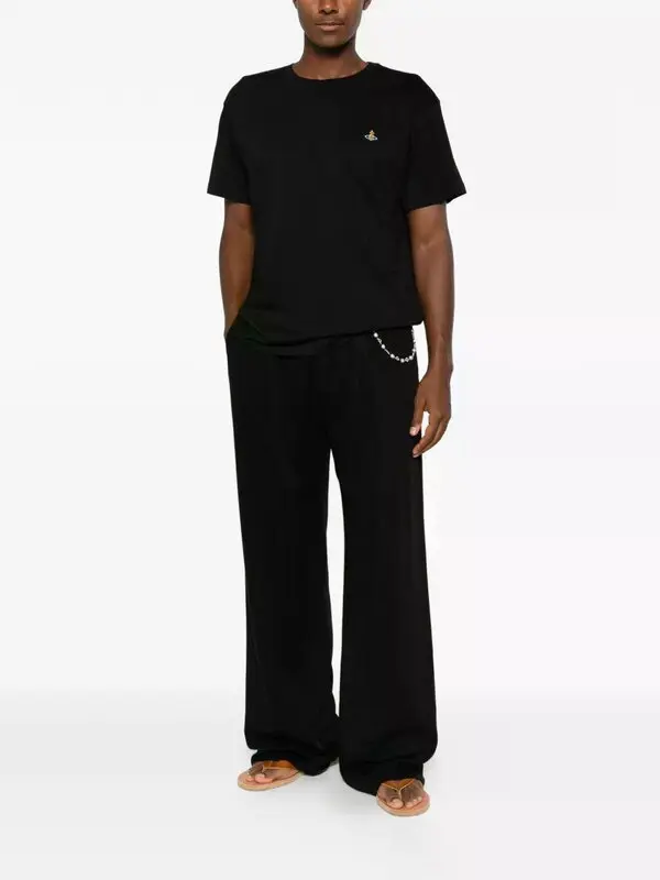 VIVIENNE WESTWOOD Orb-embroidered T-shirt