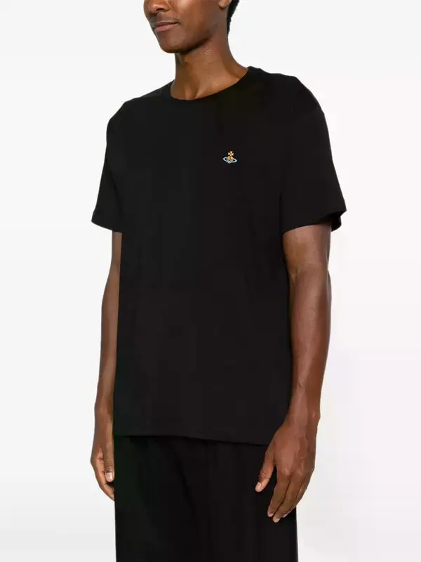 VIVIENNE WESTWOOD Orb-embroidered T-shirt