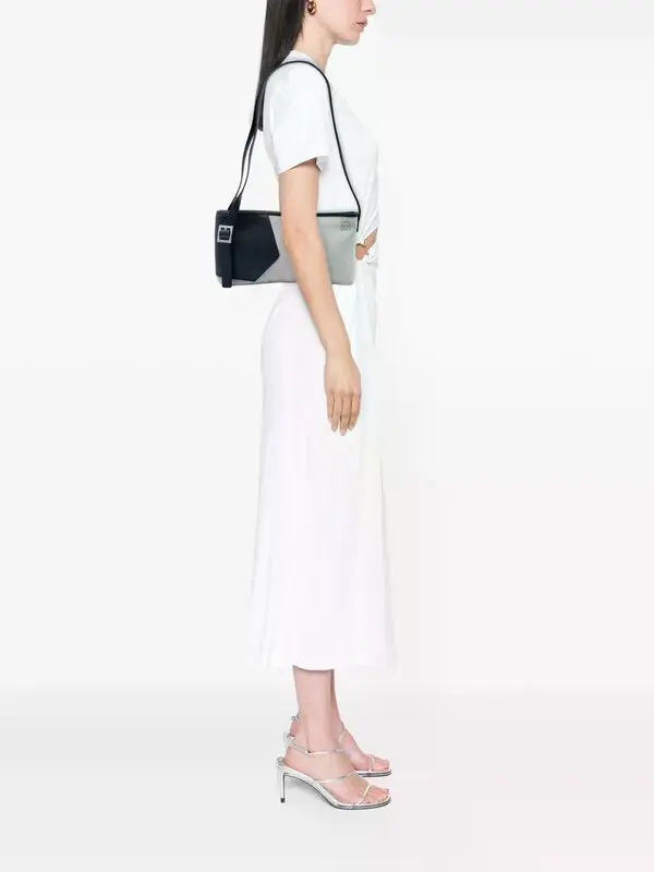 Loewe Suede Anagram Switching Shoulder Bag