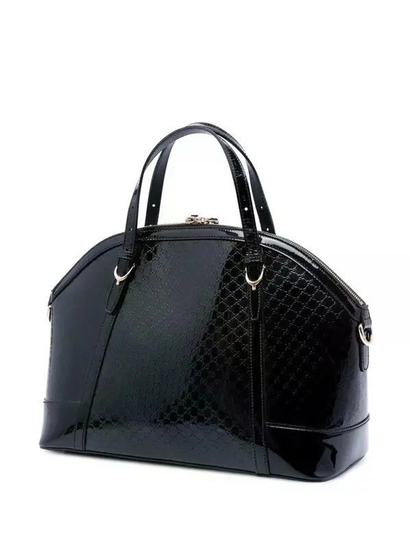 Gucci Patent Leather Dome Satchel