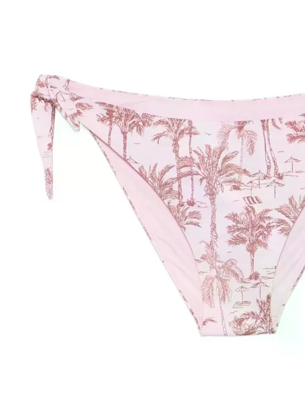MC2 SAINT BARTH Yali Palm-tree Print Bikini