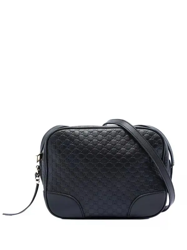Gucci Microssima Bree Crossbody Bag - Black