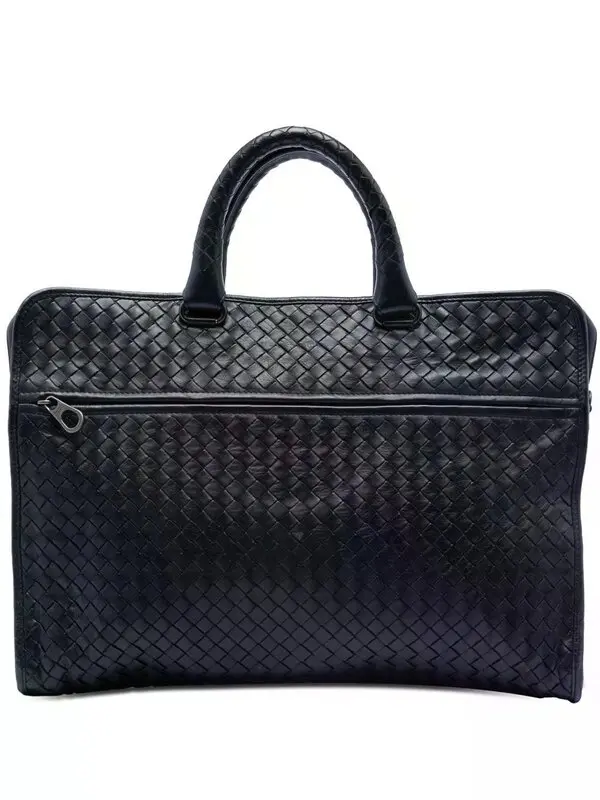 Bottega Veneta 2011 Nappa Intrecciato Business Bag - Black