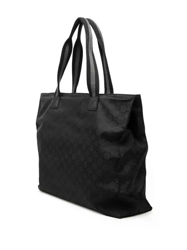 Gucci Gg Nylon Web Tote Bag