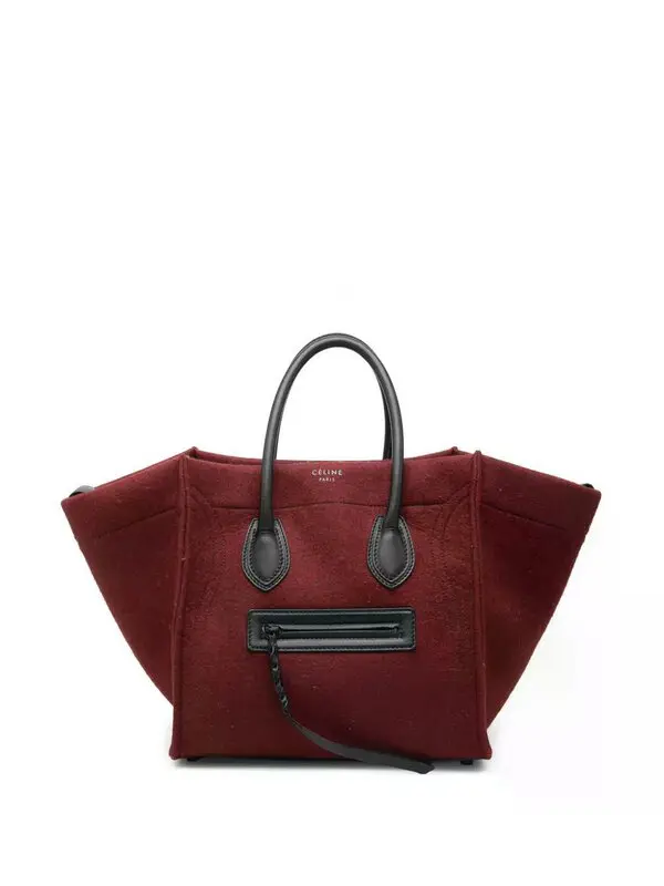 Celine Medium Phantom Luggage Tote Bag - Red