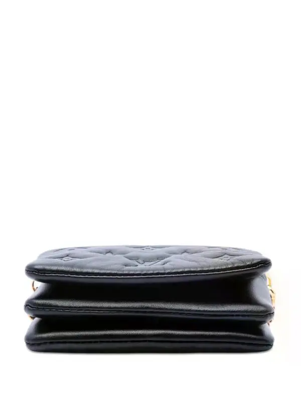 LOUIS VUITTON Monogram Embossed Puffy Lambskin Coussin Belt Bag