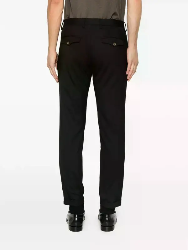 MYTHS Pleated Turn-up Trousers