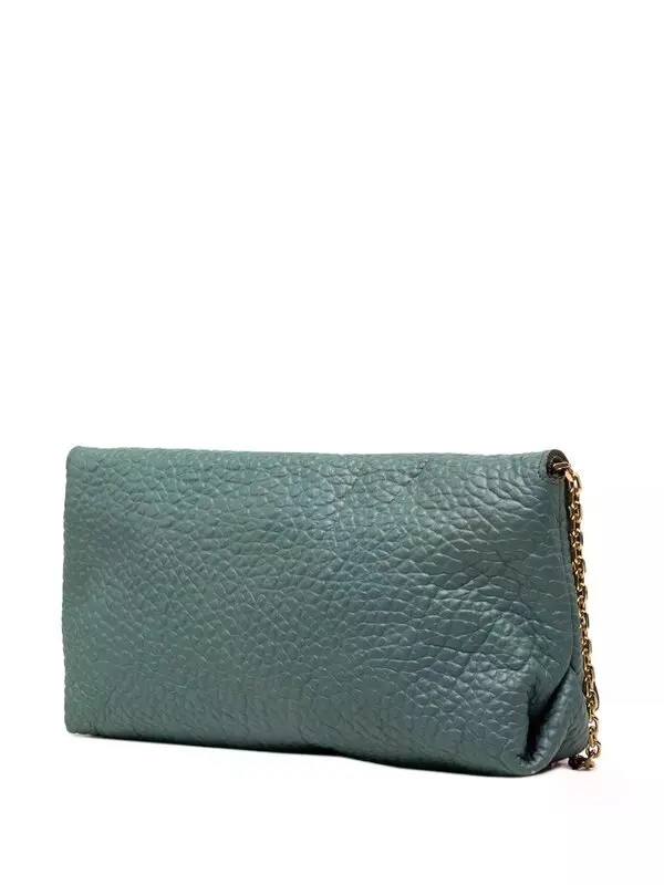 Burberry Calfskin Mildenhall Crossbody Bag - Blue