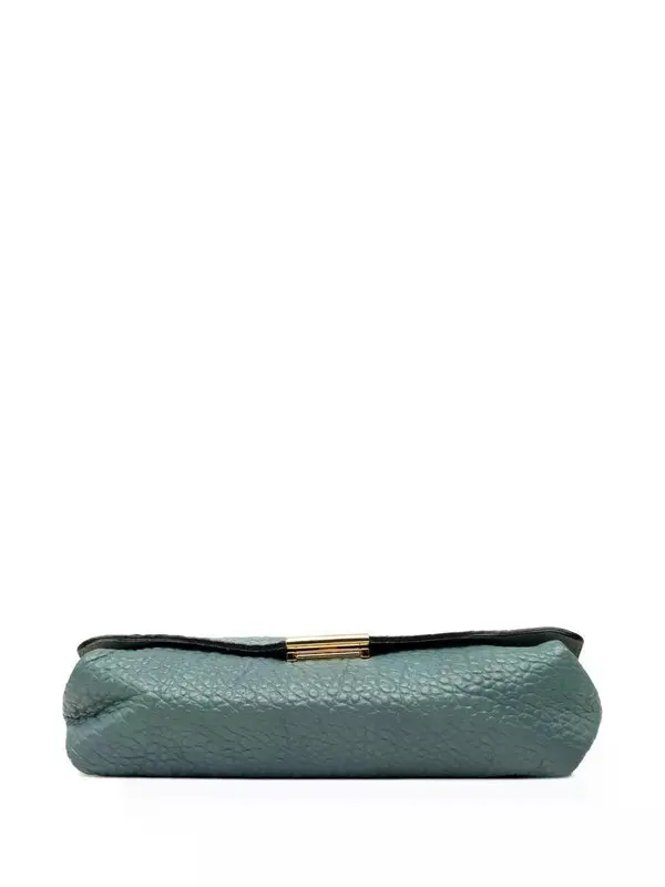 Burberry Calfskin Mildenhall Crossbody Bag - Blue