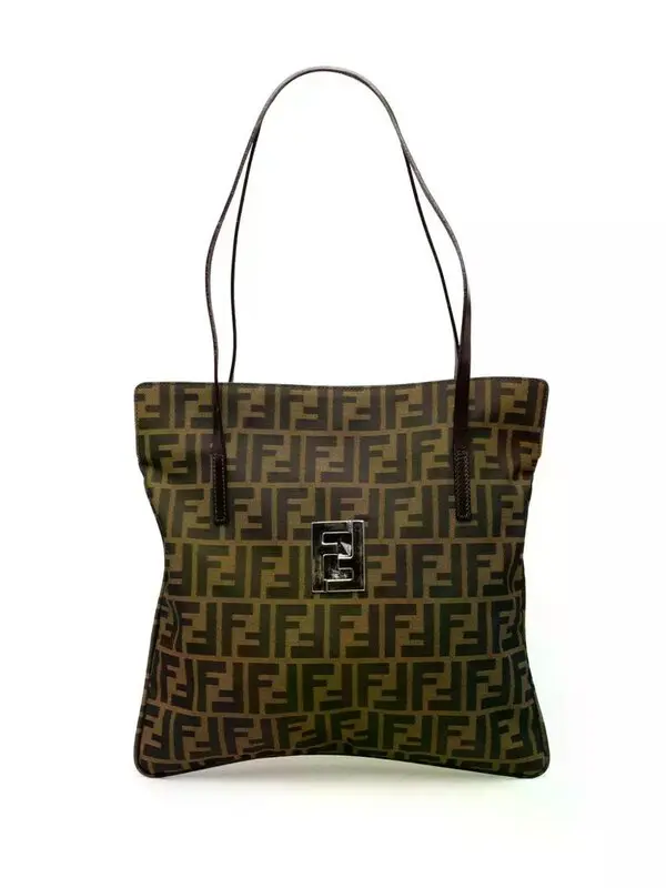 Fendi Zucca Canvas Tote Bag - Brown