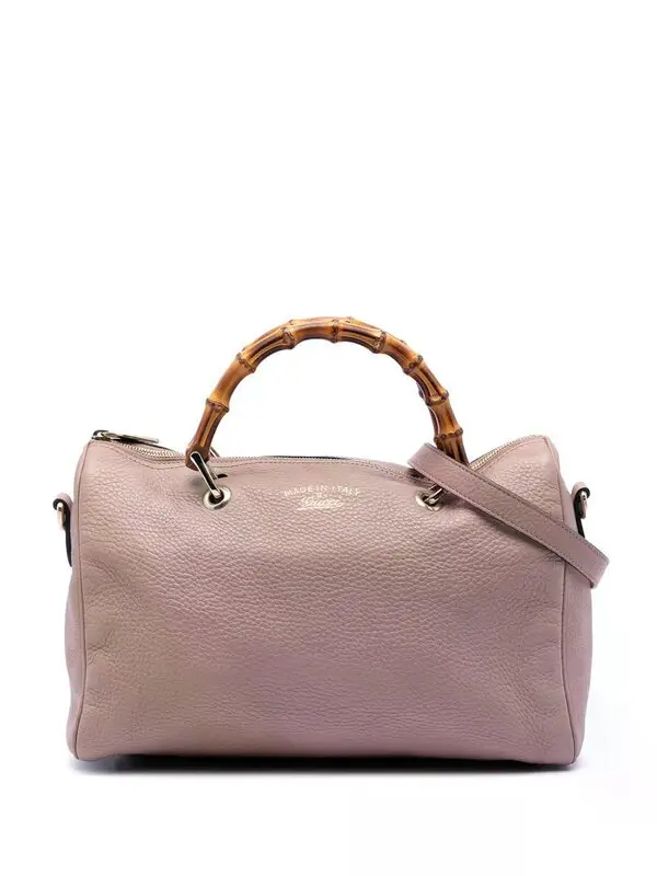 Gucci Bamboo Shopper Boston Bag - Pink