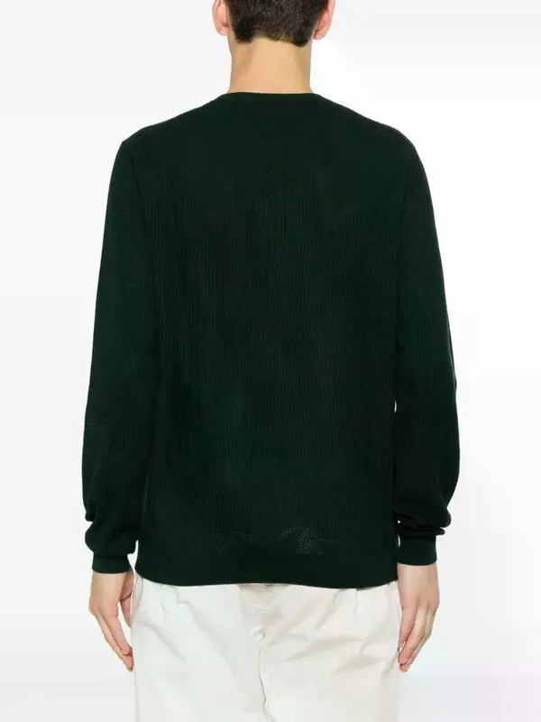 ZANONE Waffle-knit Crew Neck Sweater
