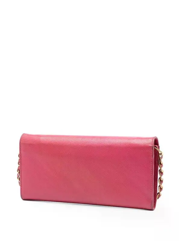 Prada Saffiano Leather Wallet On Chain Crossbody Bag