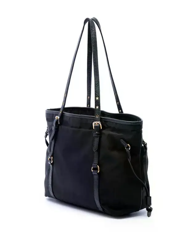 Prada Tessuto Logo Tote Bag