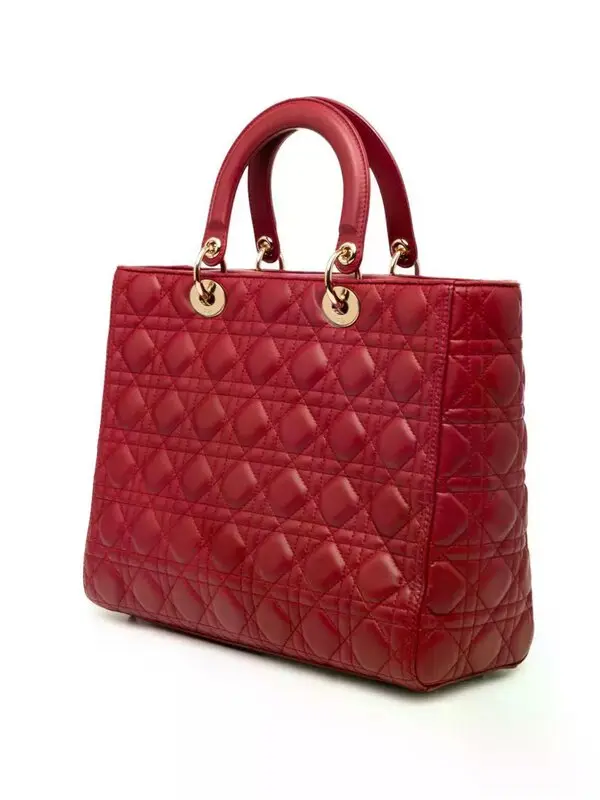 Dior Lady Satchel - Red