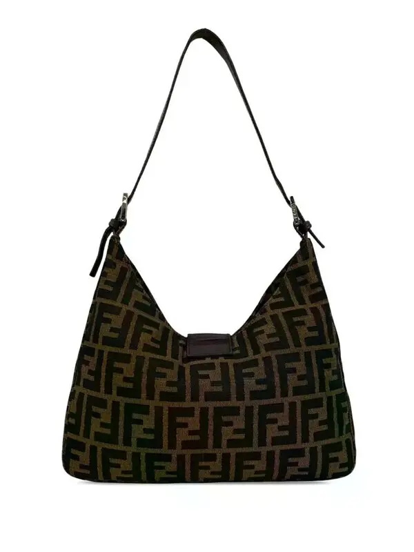 Fendi Zucca Canvas Shoulder Bag