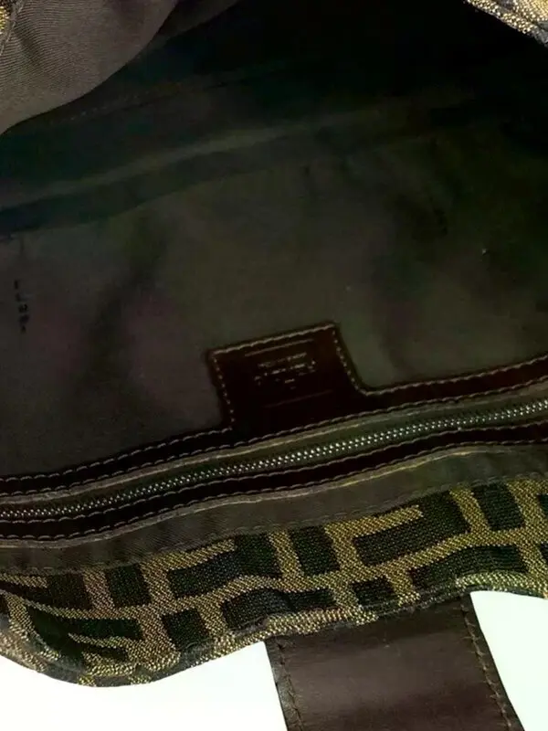 Fendi Zucca Canvas Shoulder Bag