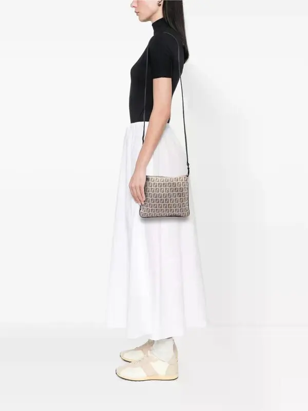 Fendi Zucchino Canvas Crossbody Bag