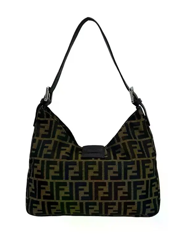 Fendi Zucca Canvas Shoulder Bag
