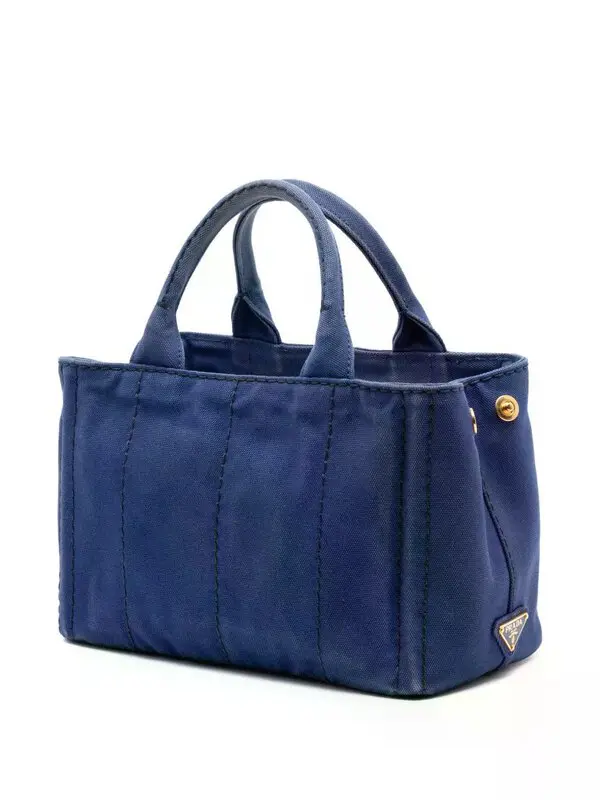 Prada Canapa Logo Satchel