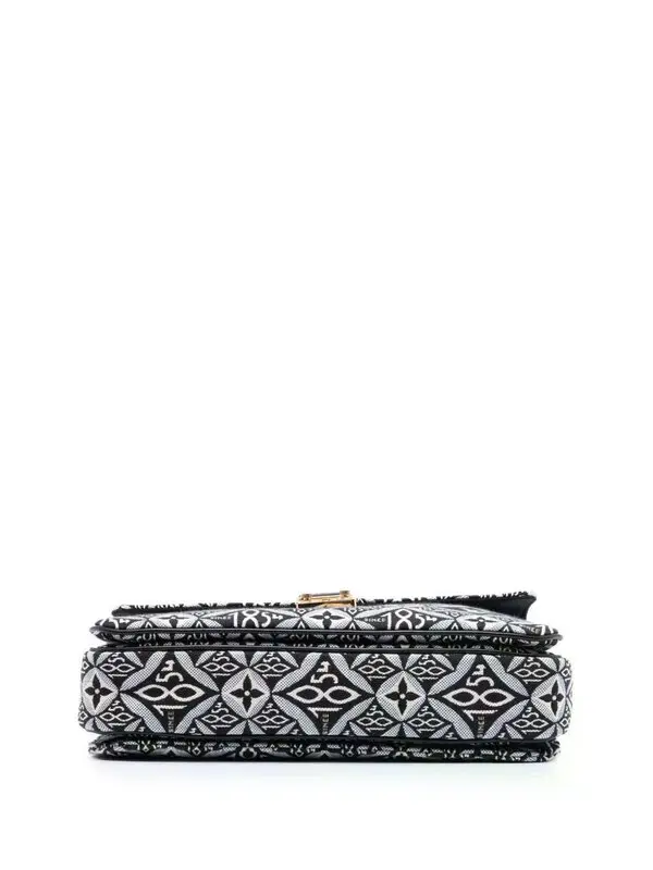 LOUIS VUITTON Monogram Jacquard Since 1854 Pochette Metis Satchel - Black