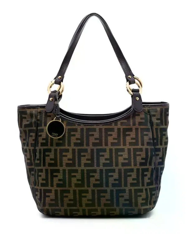 Fendi Zucca Canvas Chef Tote Bag - Brown
