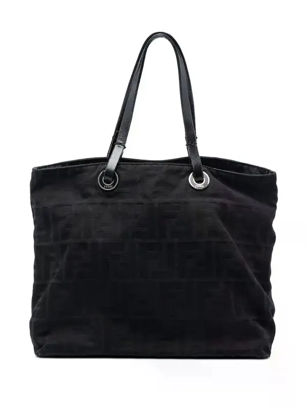 Fendi Zucca Canvas Tote Bag - Black