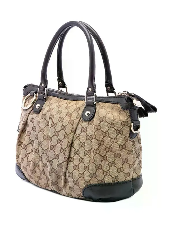 Gucci Gg Canvas Sukey Satchel