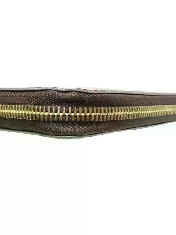 LOUIS VUITTON 2018 Damier Ebene Zippy Wallet Long Wallets
