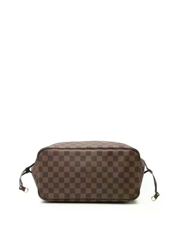 LOUIS VUITTON Damier Ebene Neverfull Mm Tote Bag