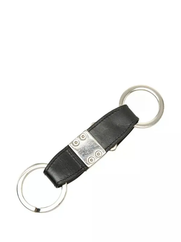 LOUIS VUITTON Leather Valet Ring Keychain