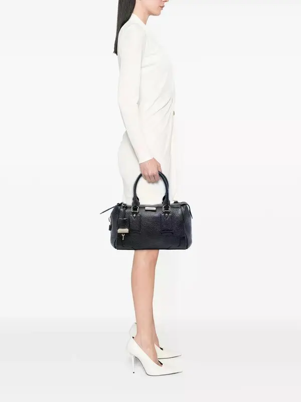 Burberry Small Heritage Grain Leather Gladstone Satchel