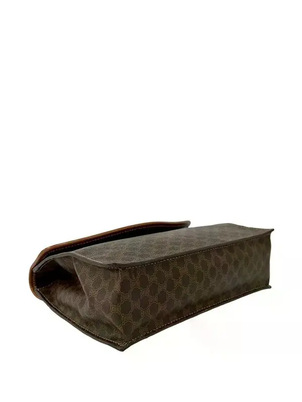 Celine Macadam Coated Canvas Satchel