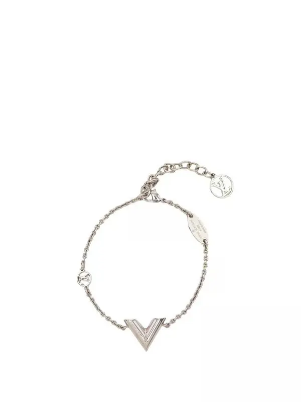 LOUIS VUITTON 2020 Brass Essential V Supple Bracelet - Silver