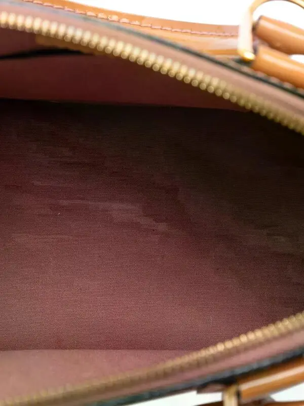LOUIS VUITTON Monogram Vernis Alma Bb Satchel