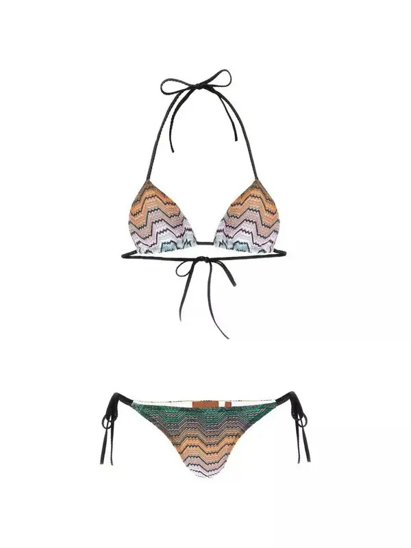Missoni Lamé Bikini - Orange
