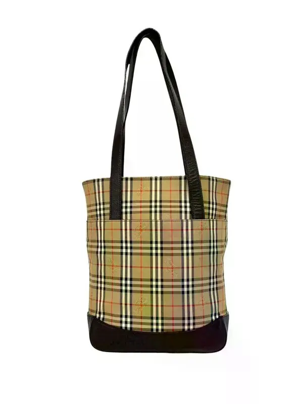 Burberry House Check Canvas Tote Bag