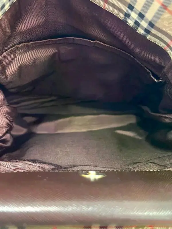 Burberry House Check Canvas Tote Bag